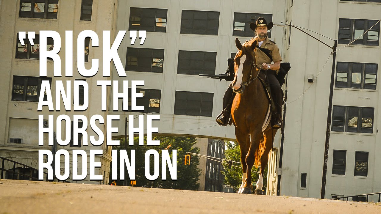 "Rick" and the horse he rode in on - YouTube