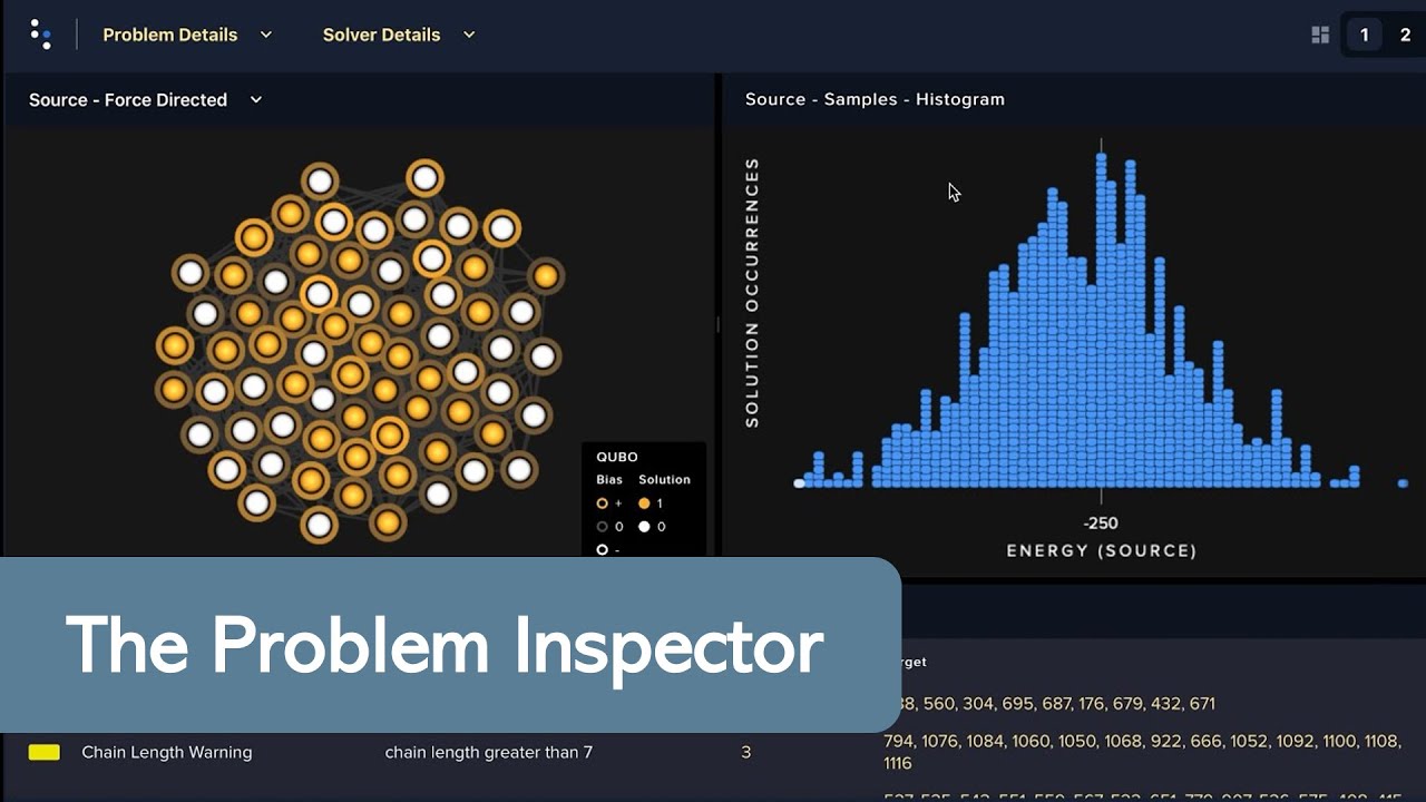 The Problem Inspector | D-Wave Leap - YouTube