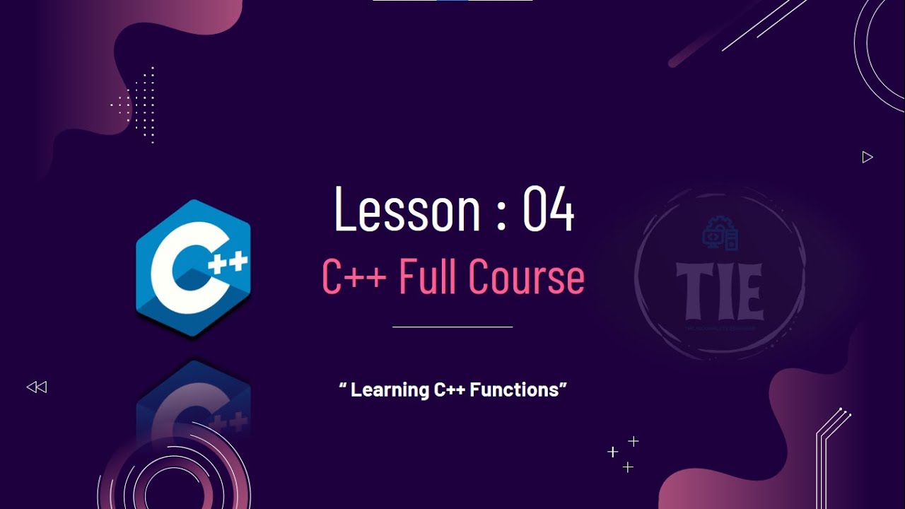 C Full Course Getting Started With Functions In C What Is C Full Course Getting Started With Functions In C What Is