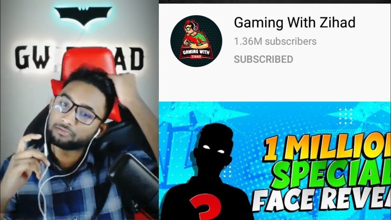 gaming with JIHAD vai face reveal করলো - YouTube