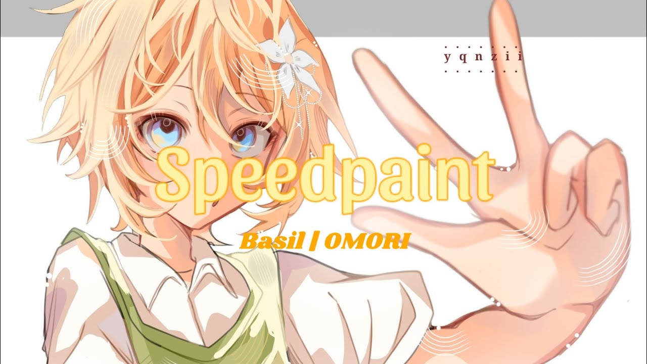 🌼 OMORI BASIL 2 〘ibisPaint X Speedpaint〙 - YouTube