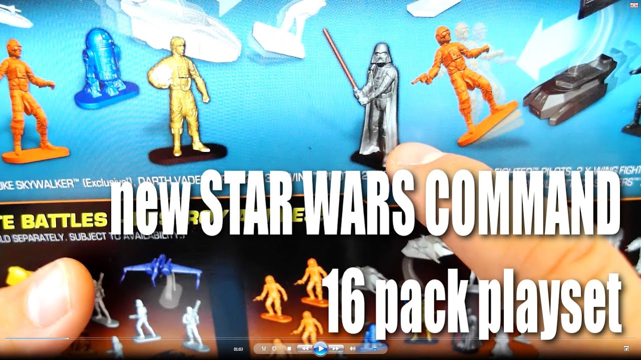 UNBOXING of 16 pack of STAR WARS COMMAND figures & vehicles NEW & now ...