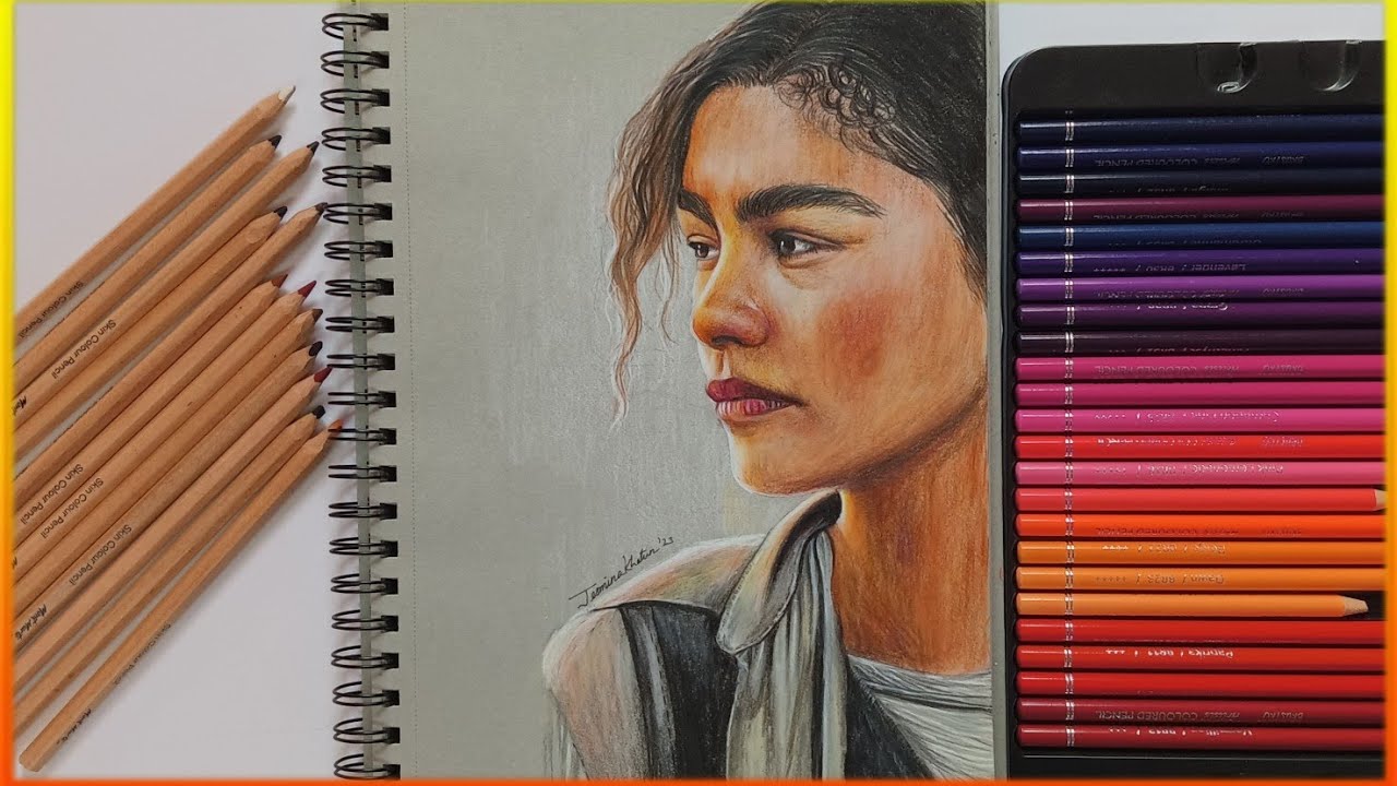 Drawing Zendaya|| How to Draw Zendaya|| Drawing Video - YouTube
