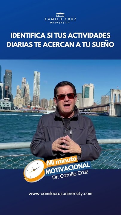 Identifica que tareas diarias te alejan de tus metas - Dr Camilo Cruz - YouTube