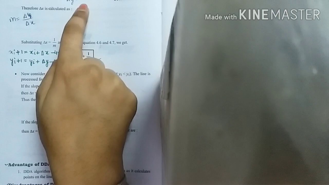 Dda Algorithm Line Drawing Algorithms In Computer Graphics Youtube 7003
