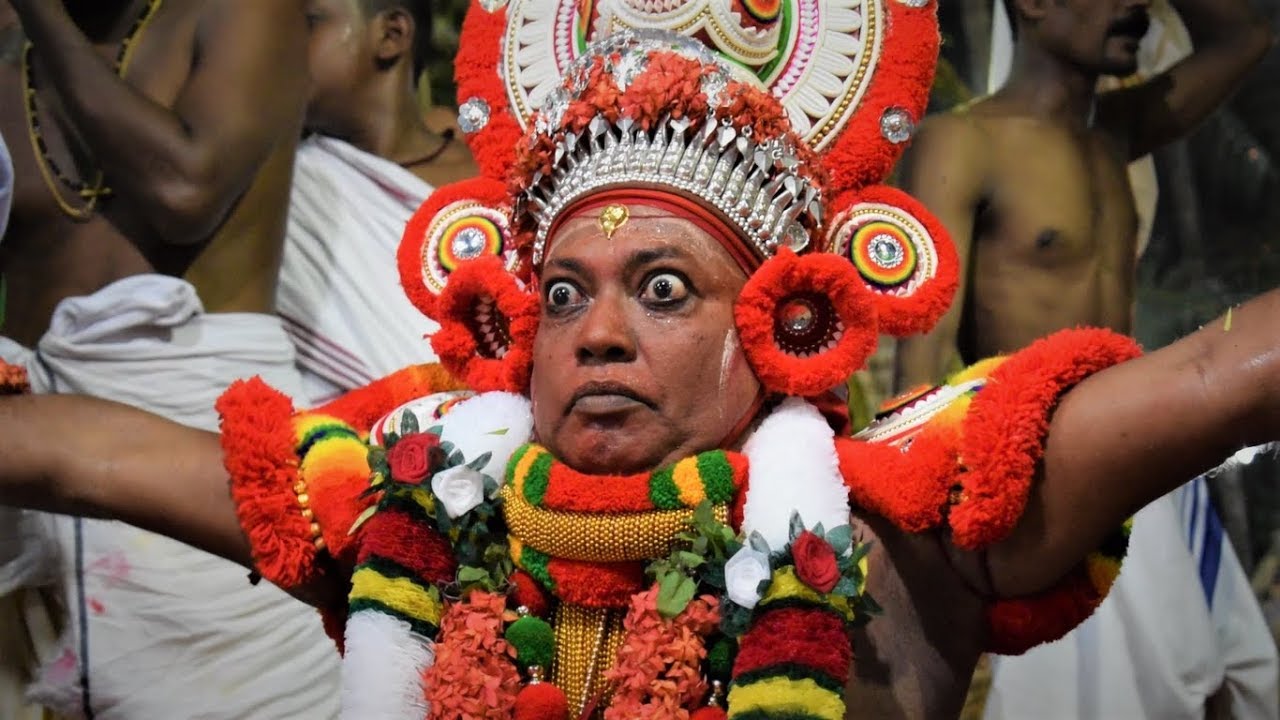Thee Chamundi Theyyam; Lord Narasimha kills Hiranyakashipu ...