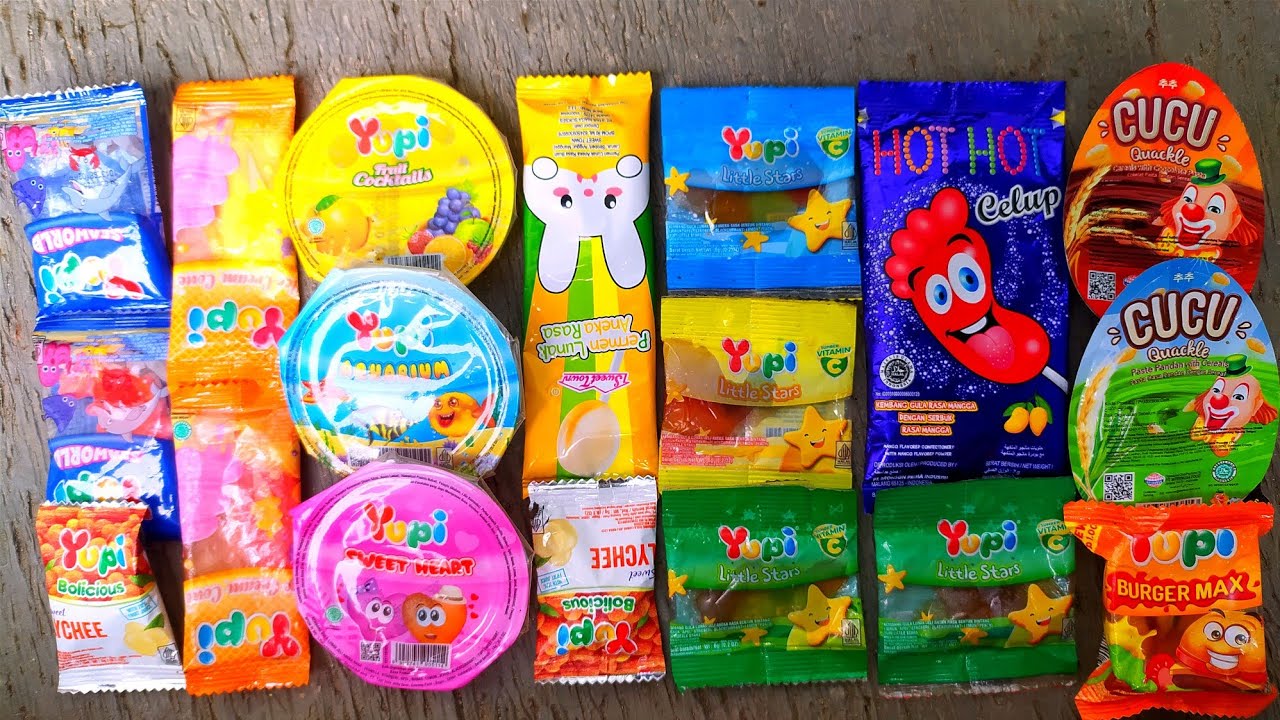 Hunting Es Krim Permen Yupi Cha Cha Minis Little Star Cucu Quackle ...