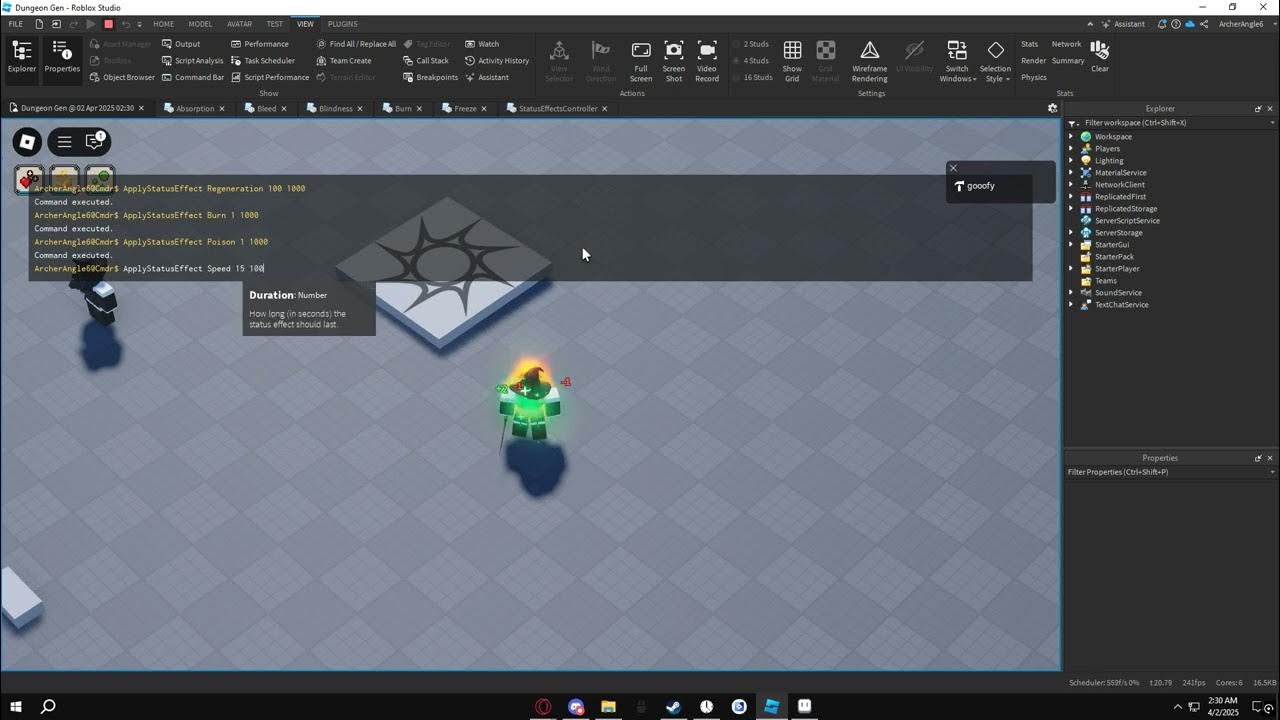 Status Effect System | Roblox Studio - YouTube