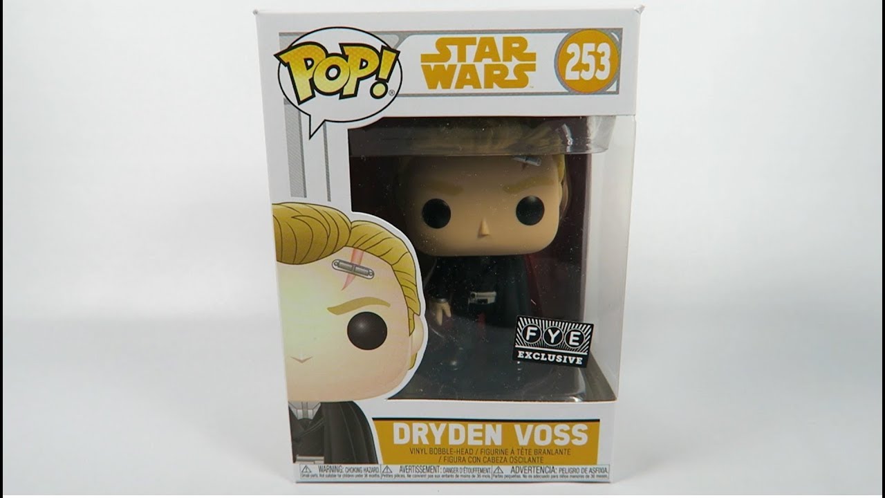 FYE Exclusive Funko Pop Vinyl Star Wars Dryden Voss Unboxing - YouTube