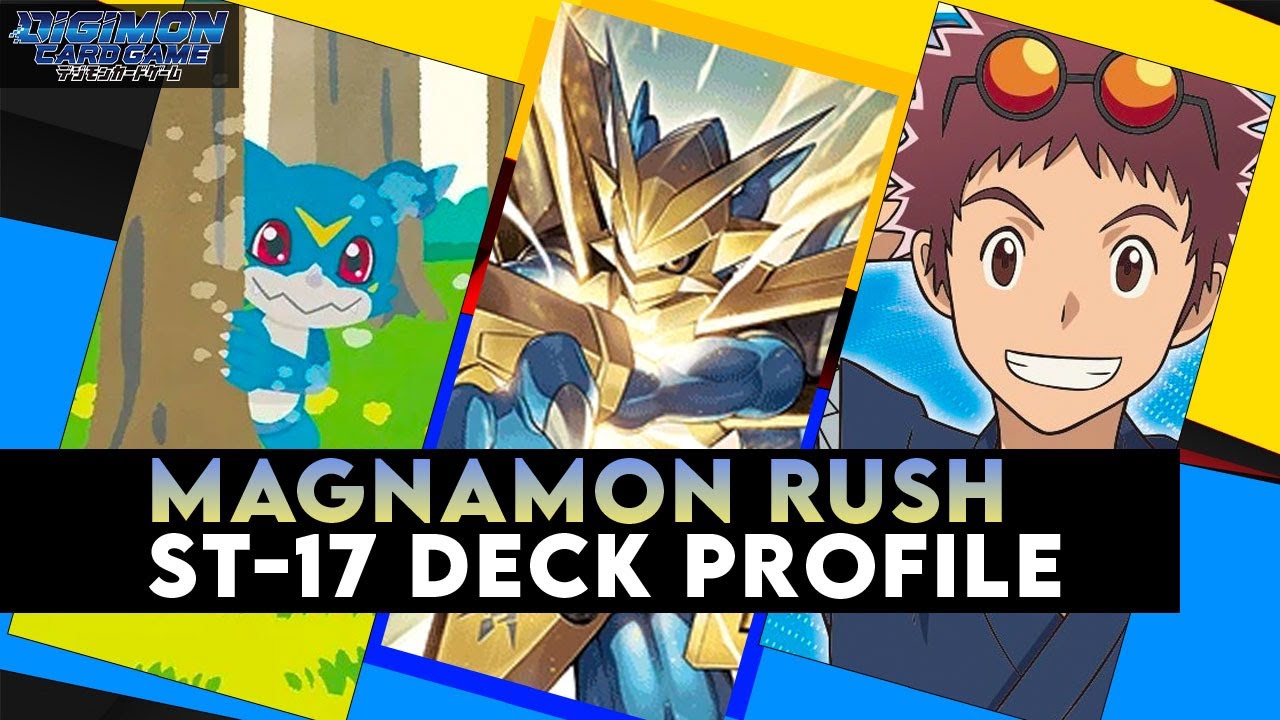 ST-17: Magnamon Rush Deck Profile! - YouTube
