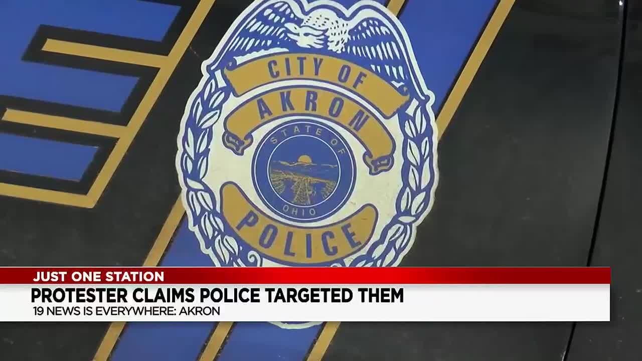 Activist arrested by Akron police claims police targeted them - YouTube
