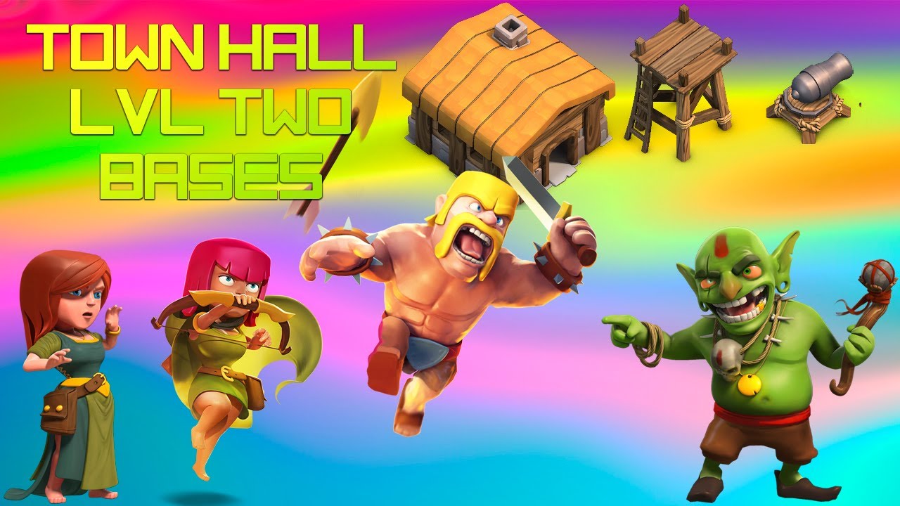 Clash of Clans - TH2 Base Designs Mix and Strategy - YouTube