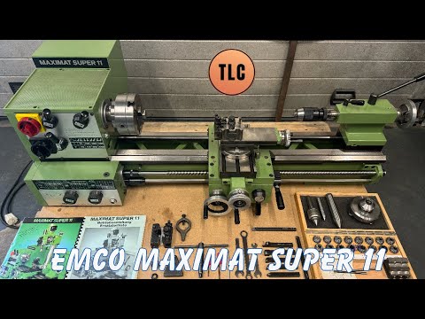 Emco Maximat Super 11 Geared Headstock Lathe Drehmaschine Drehbank ...