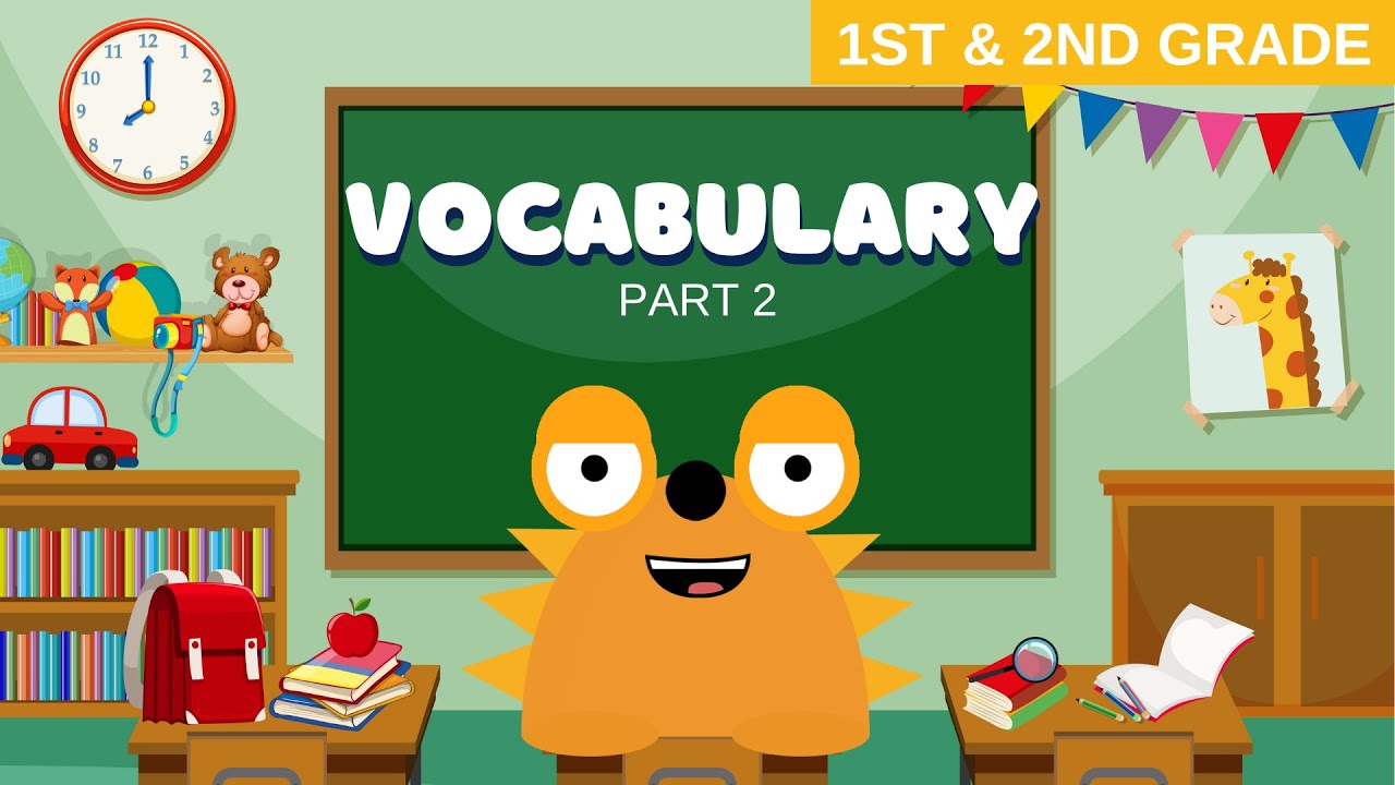 Vocabulary practice for kids | First Grade Vocabulary read along ...