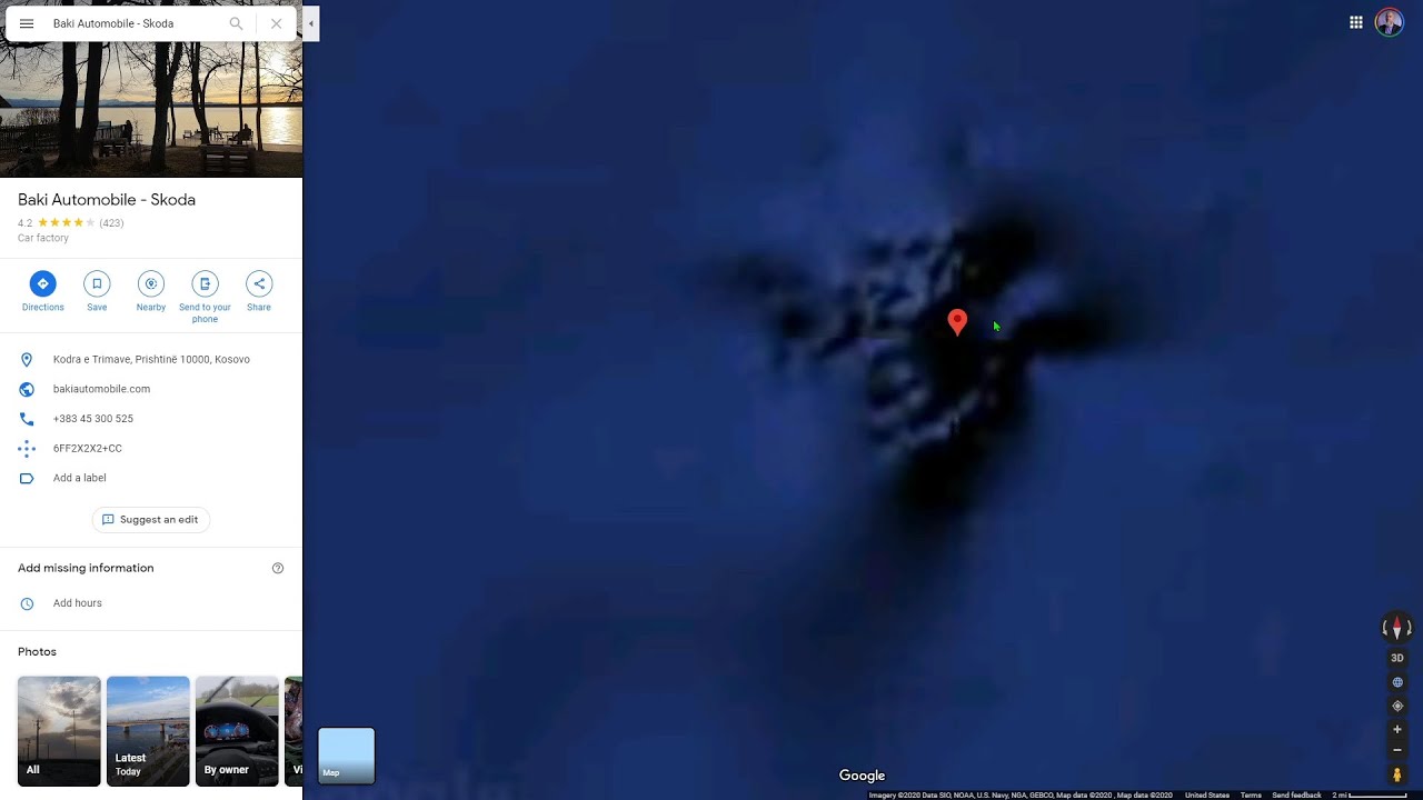 Strange Google Maps glitch - YouTube