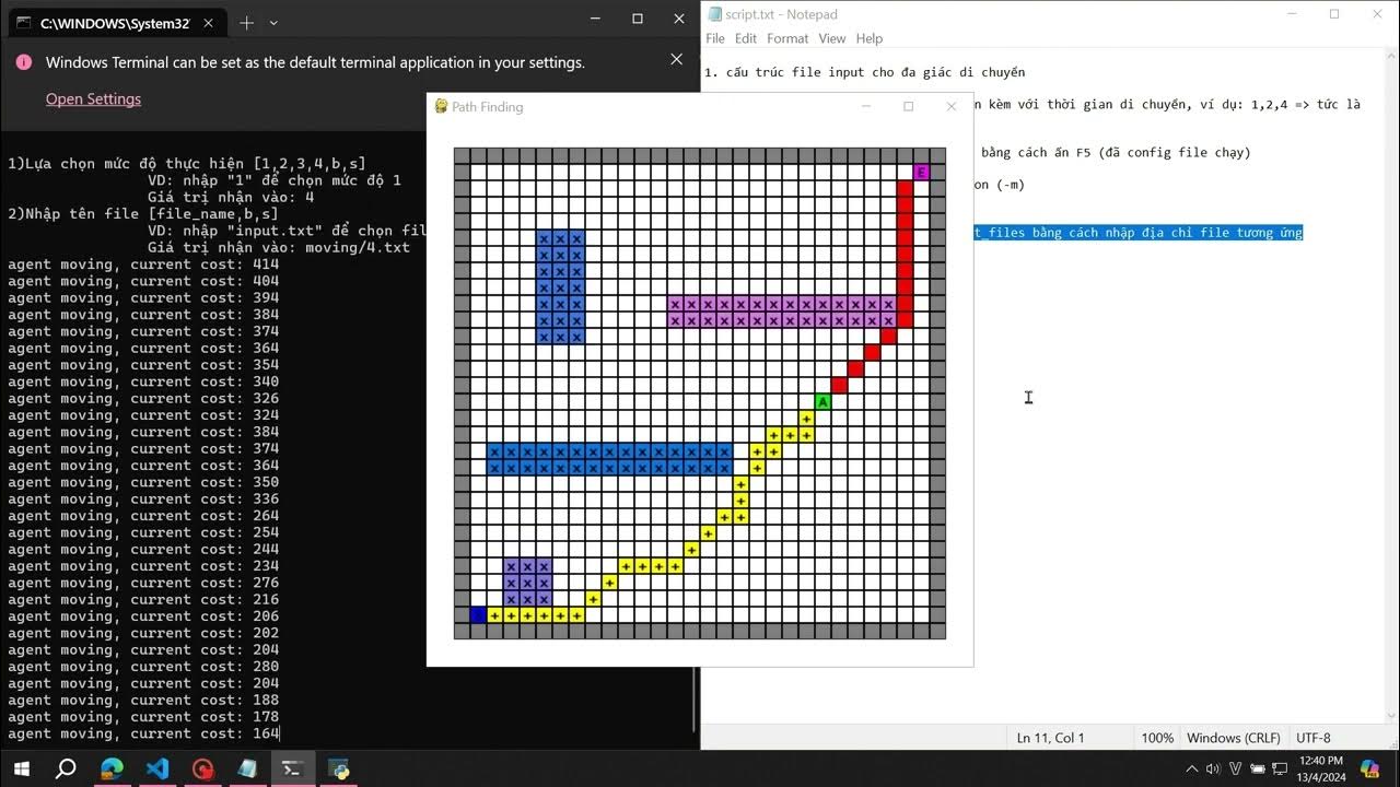 Pathfinding With Moving Obstacle Using D Lite Algorithm Youtube
