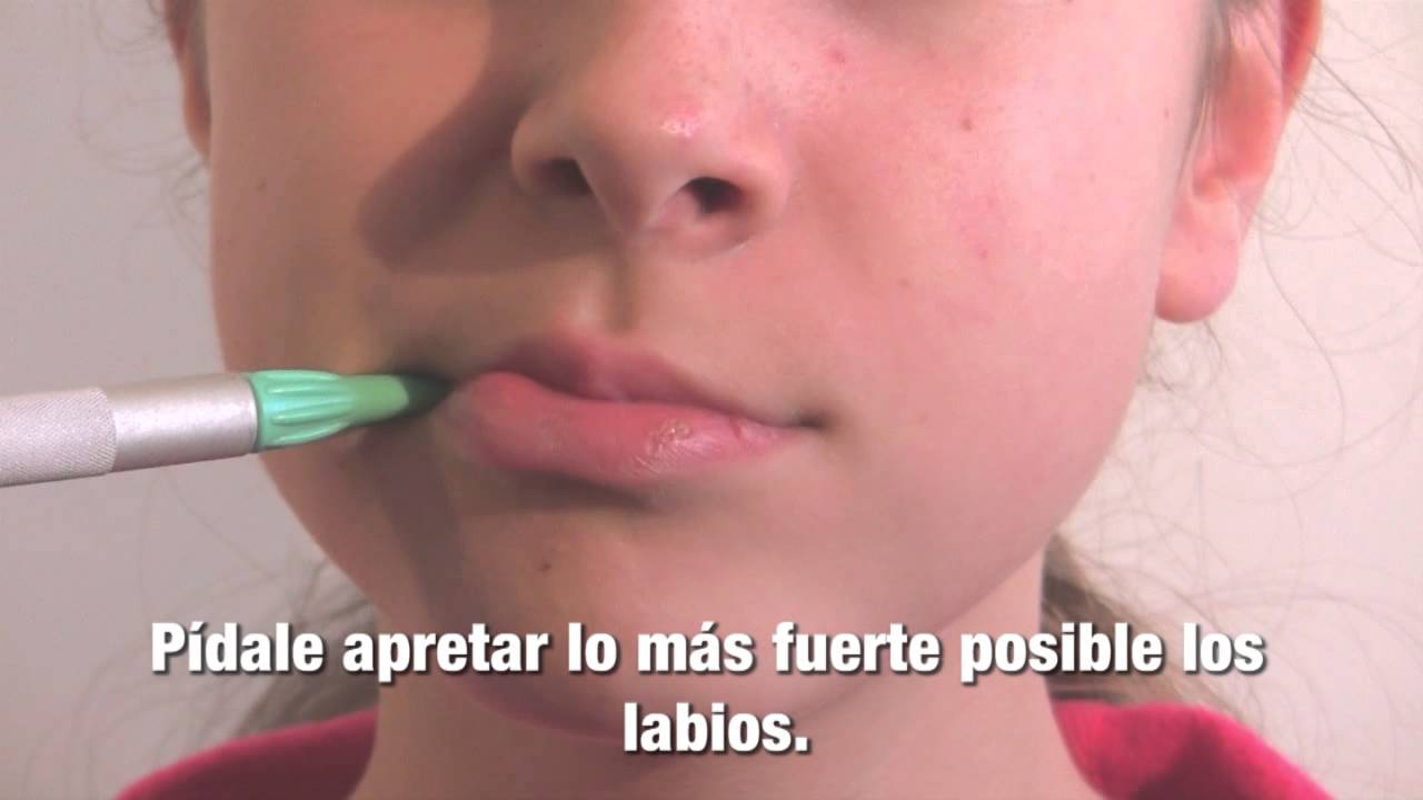 Estimule un movimiento de labios apretados - YouTube