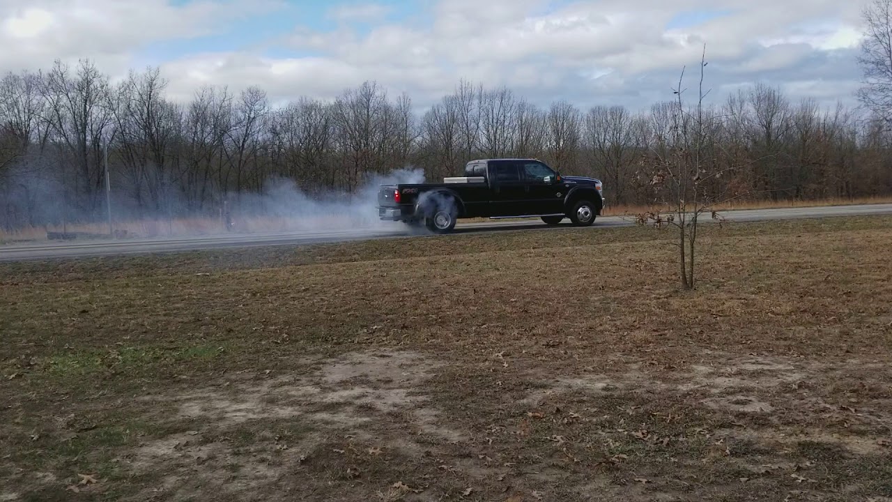 2015 f350 burn out 1 - YouTube
