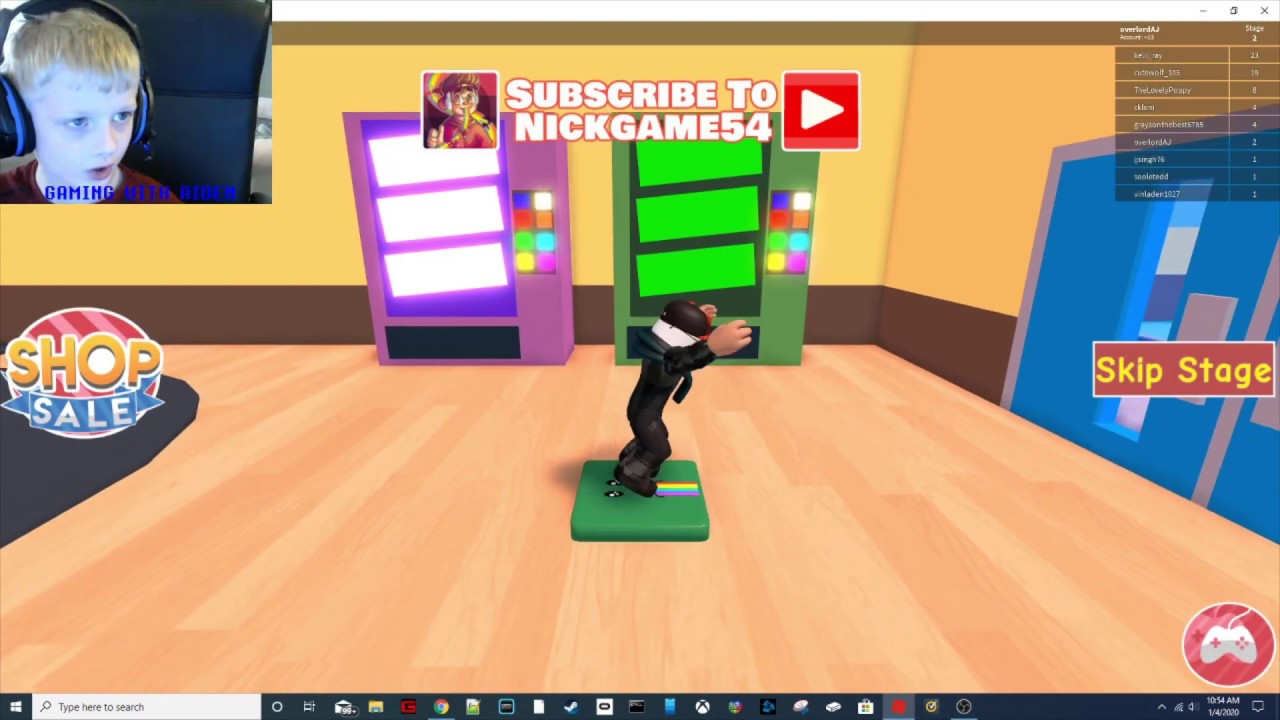 GAMING WITH AIDEN EP. 1 (MY FIRST ROBLOX GAME) - YouTube