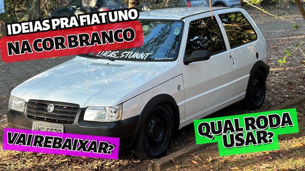 FIAT UNO BRANCO IDEIA DE PROJETO / PASSO A PASSO - YouTube