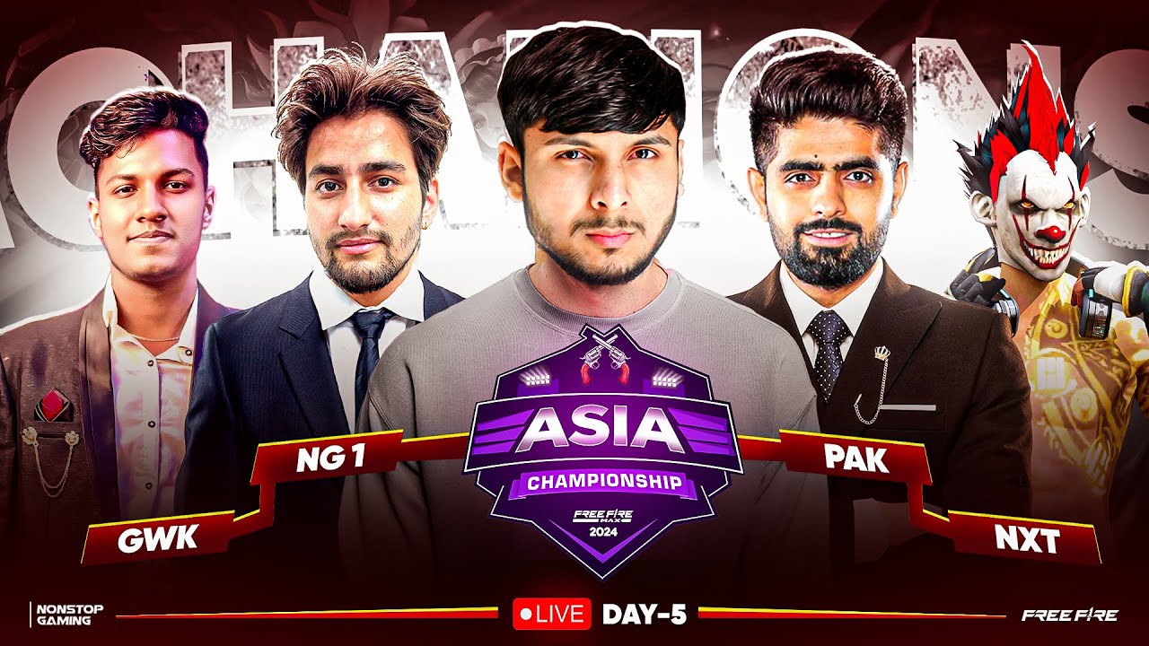 ASIA CHAMPIONSHIP 🔥🚀 GRP STAGE Day 5 💀 FT- NG 1, NXT, PAK, VN, RNA # ...