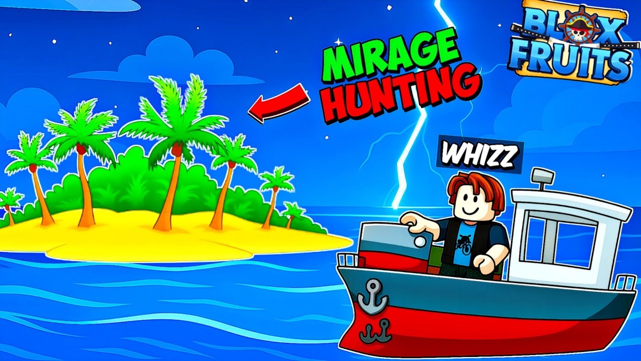 FINDING BLUE GEAR AND MIRAGE HUNT 😱 IN BLOX FRUITS ROBLOX! - YouTube