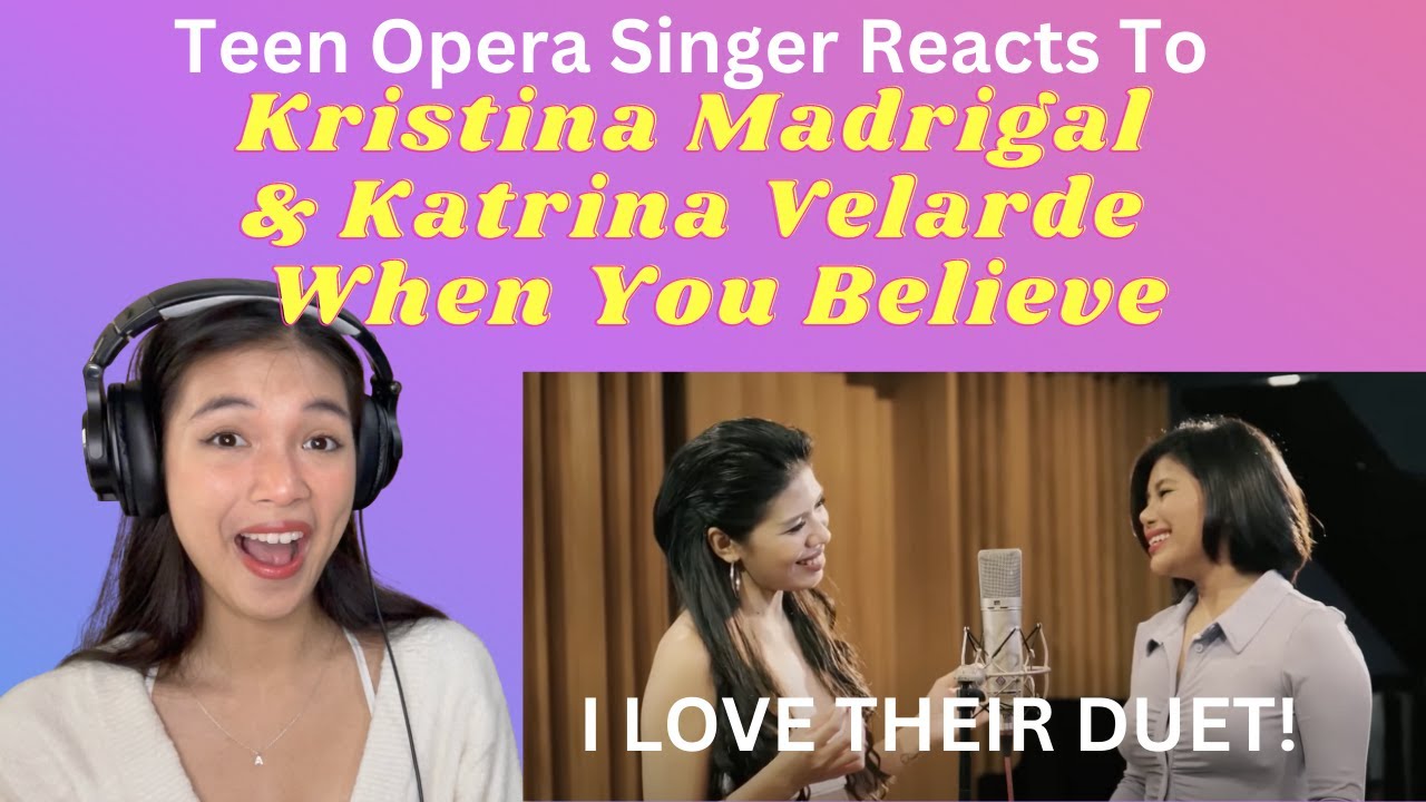 Teen Opera Singer Reacts To Kristina Madrigal ft. Katrina Velarde ...