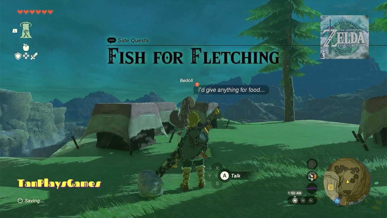 Fish for Fletching : Zelda Tears Of The Kingdoms. - YouTube