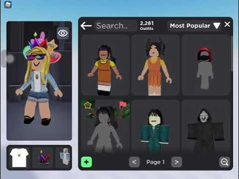 How to save and put on any outfit on catalog avatar creator - YouTube