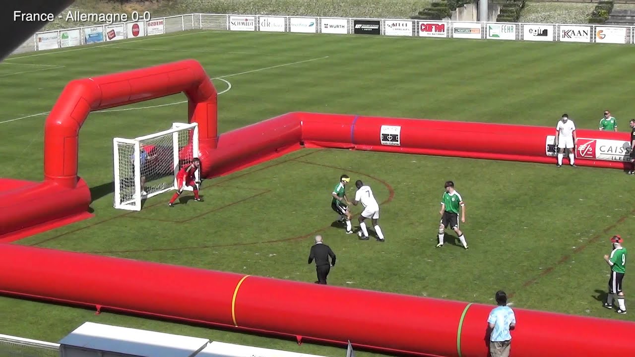 Cécifoot : France - Allemagne 1-0 - YouTube