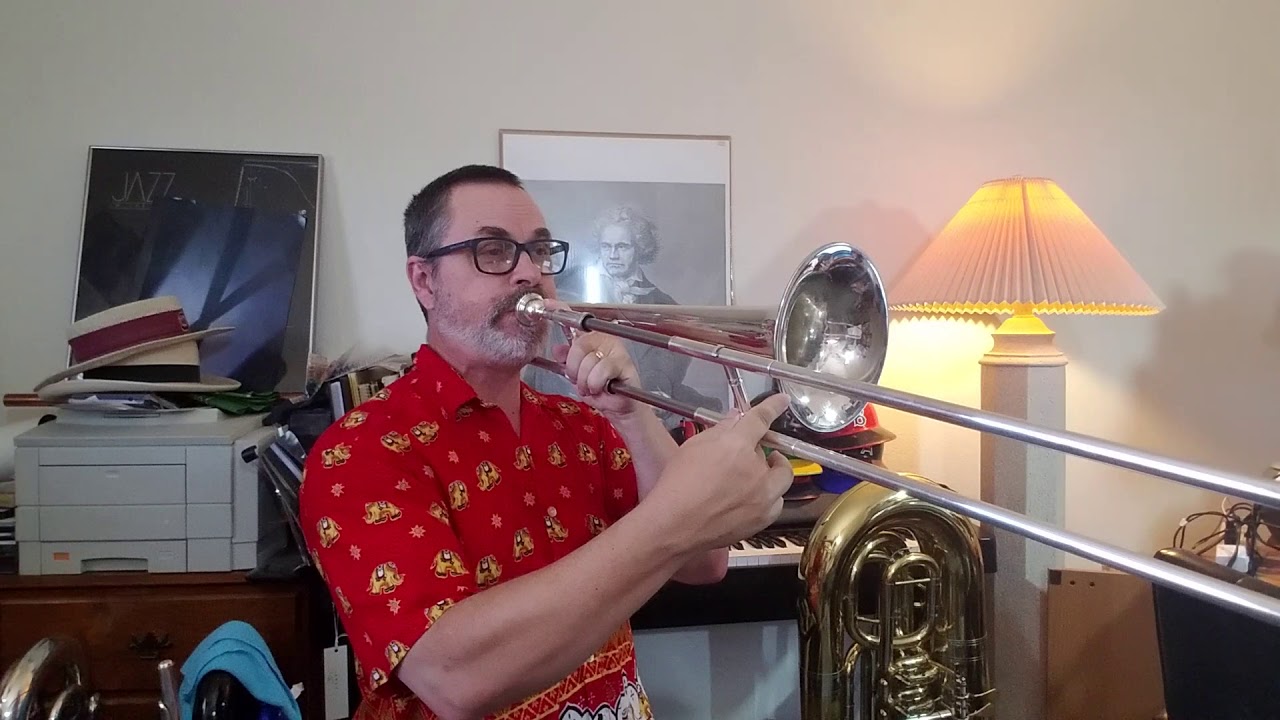 Trombone: New Note High A-Flat - YouTube