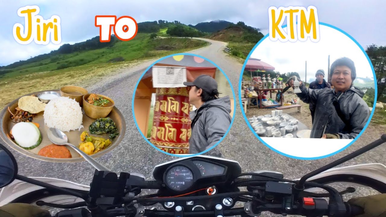 My VLOG - I am Leaving Jiri! Jiri to Kathmandu Solo Ride | How is Road ...
