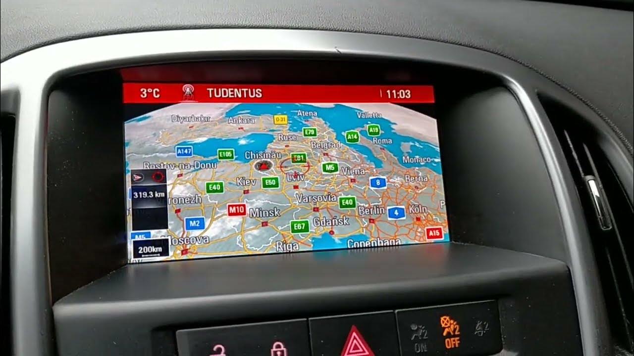 NAVI 650 / Navigație Opel Astra j 2015 - YouTube