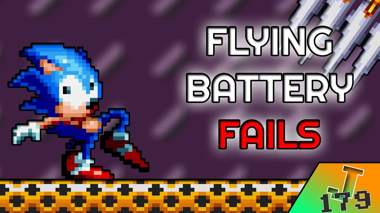 Sonic's Flying Battery FAILS (Sprite Animation) - YouTube