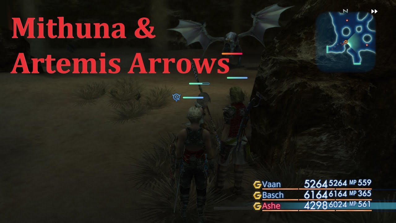 Final Fantasy XII The Zodiac Age OP Before Osmone P17 (Mithuna, Artemis Arrows, & Windslicer ...