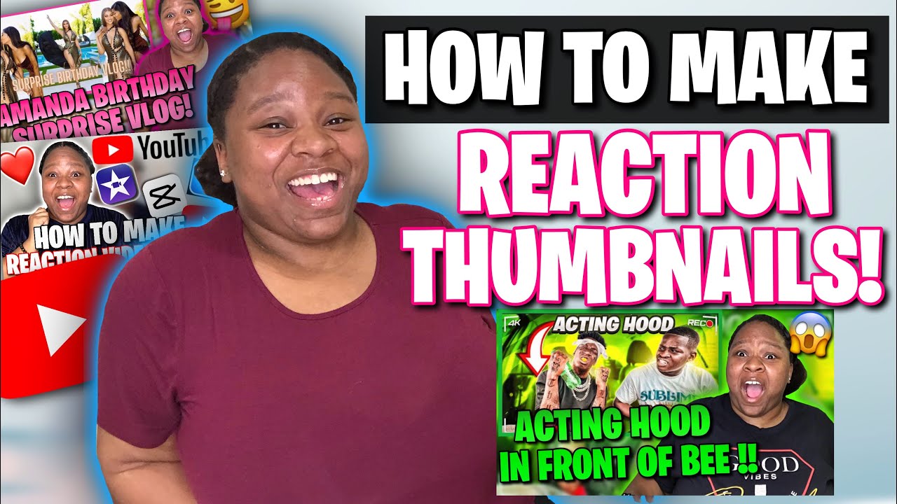 How To Make A Reaction Thumbnails For Youtube Videos In 2022 On Iphone