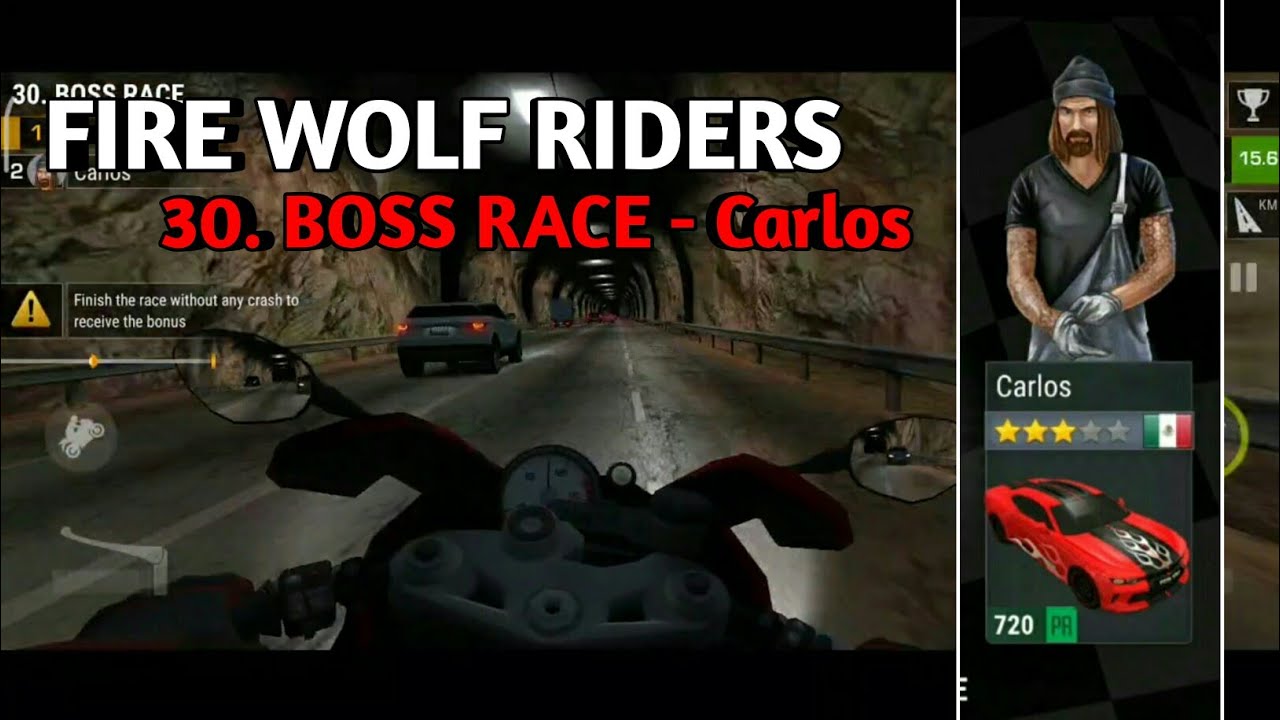 THE LAST BOSS || FIRE WOLF RIDERS - 30. BOSS RACE - Carlos || RACING ...