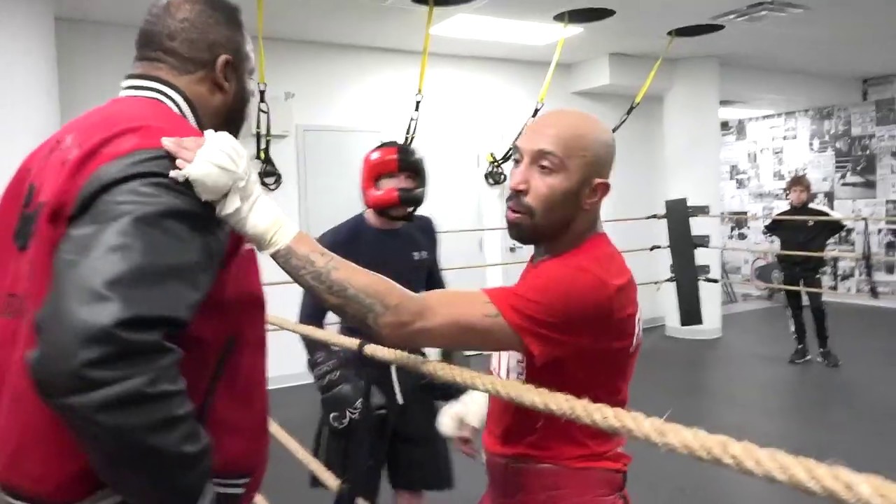 Tyson Cave & Kirk Johnson at the Queensberry Rules Boxing Studio ...