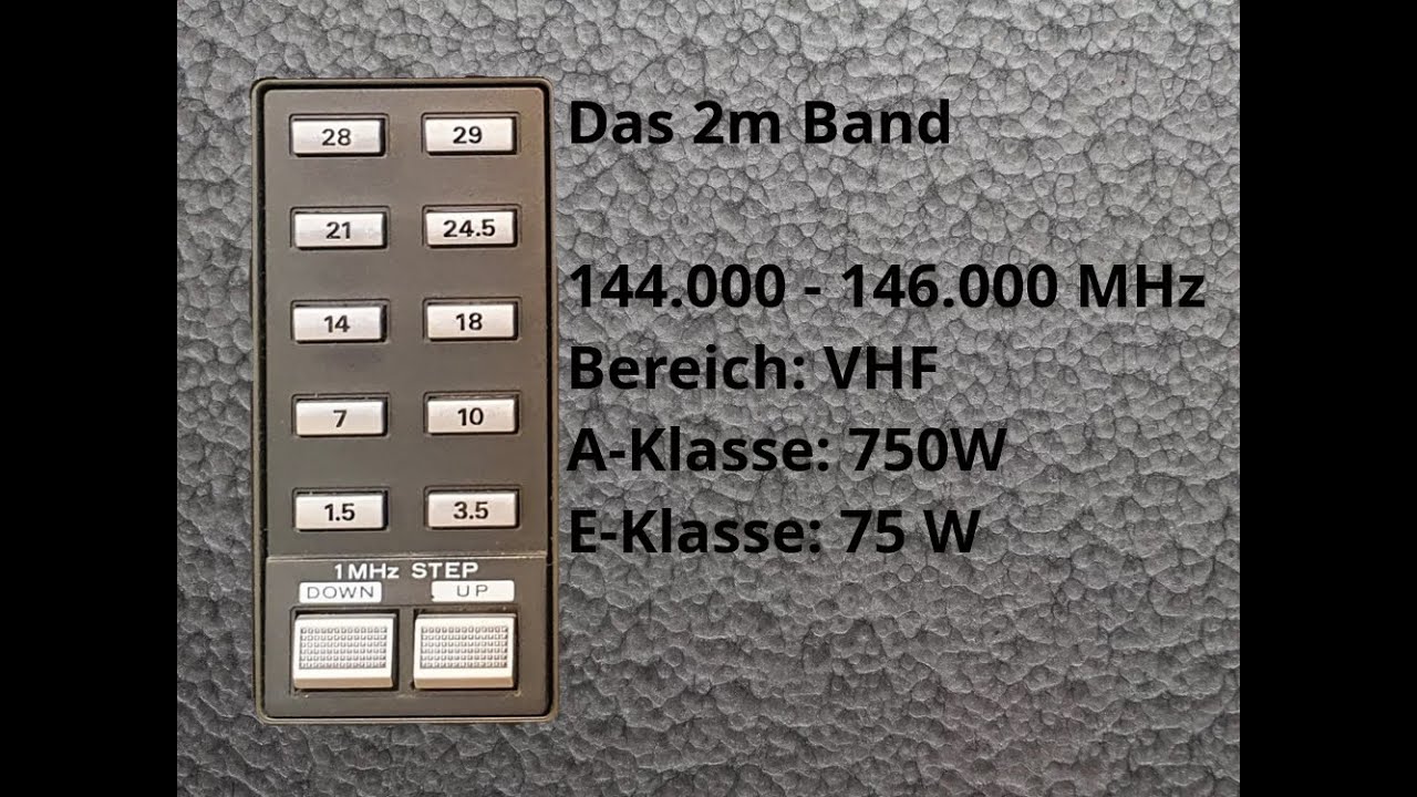 Das 2m Band - YouTube