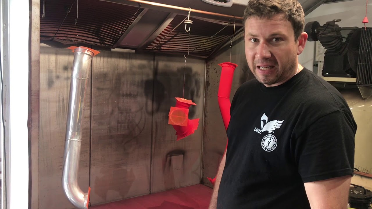 Powder Coating Turbo Pipes - YouTube