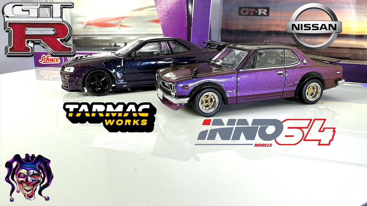 1\64 Scale Revenge of the generations 🔥💥 2 GTR Purple sublime painting ...