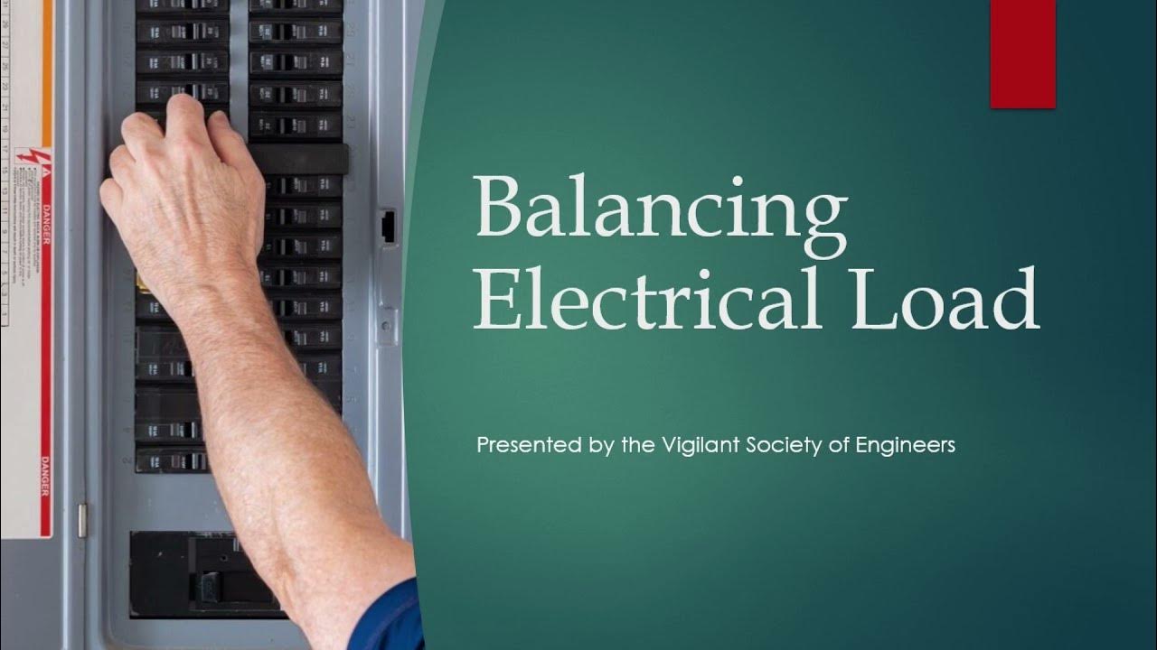 Balancing Electrical Load - YouTube