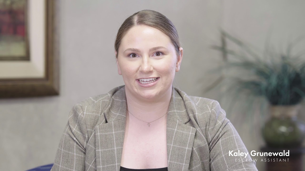 Meet Kaley Grunewald, Escrow Assistant - YouTube