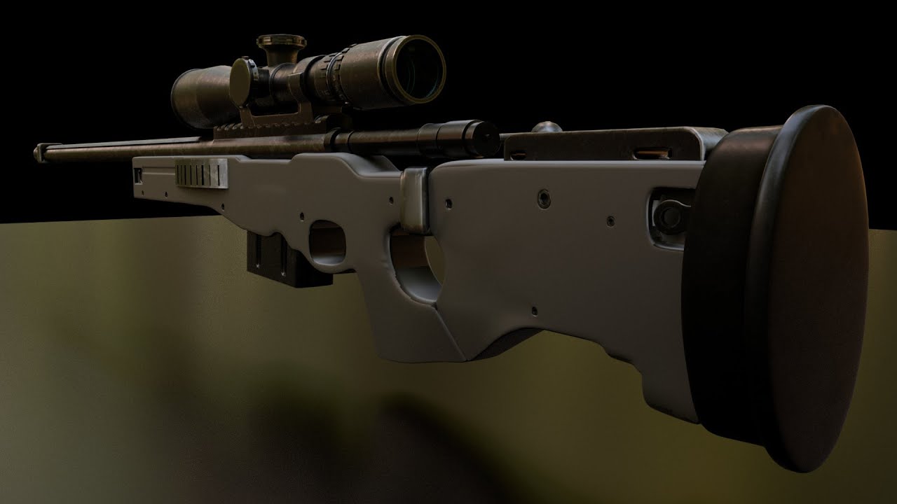AWM Sniper Rifle | 3D Animation | Nepal - YouTube