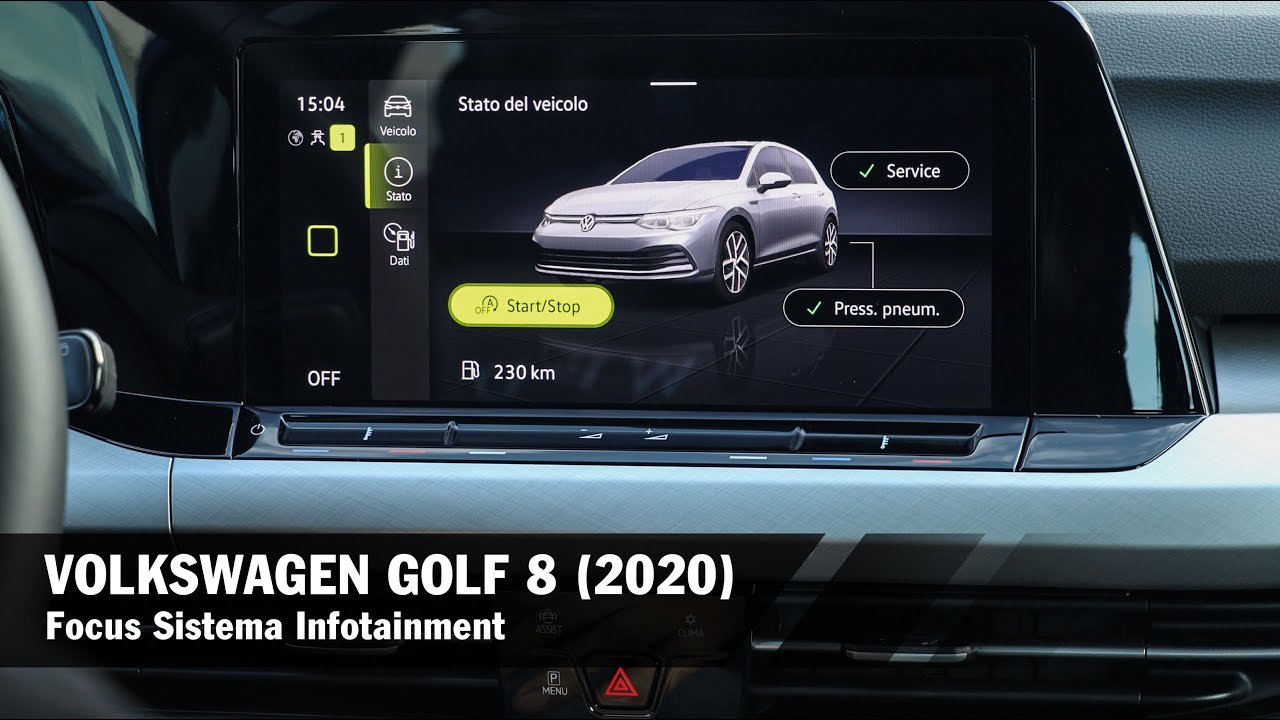Volkswagen Golf 8 (2021) | Focus Sistema Infotainment (ENG SUBS) - YouTube