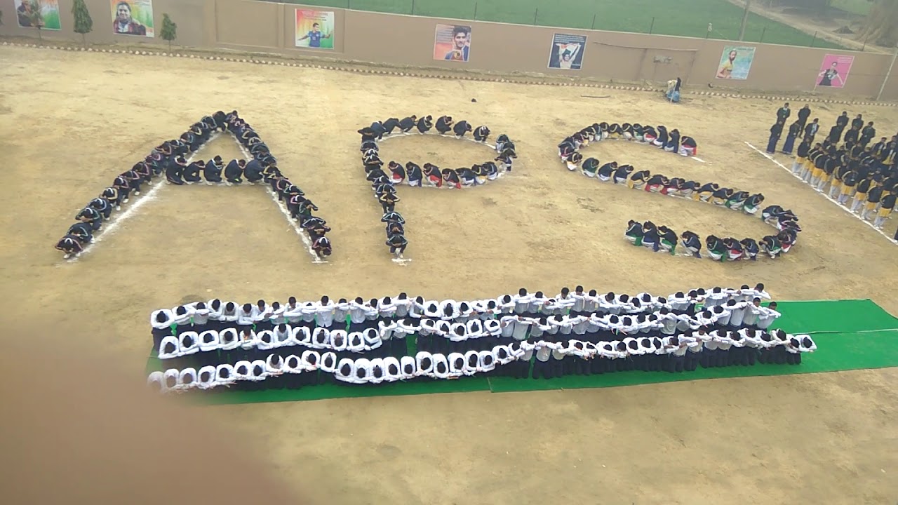An Amazing Way of Celebrating Republic Day BY APS, Nasopur, Mau - YouTube