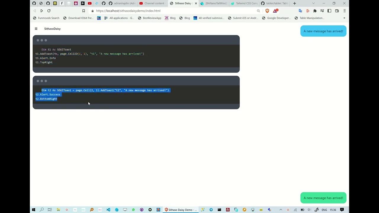 Creating TailwindCSS Toast - YouTube