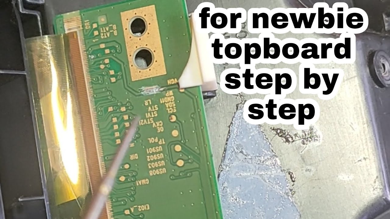 top board repair step by step - YouTube