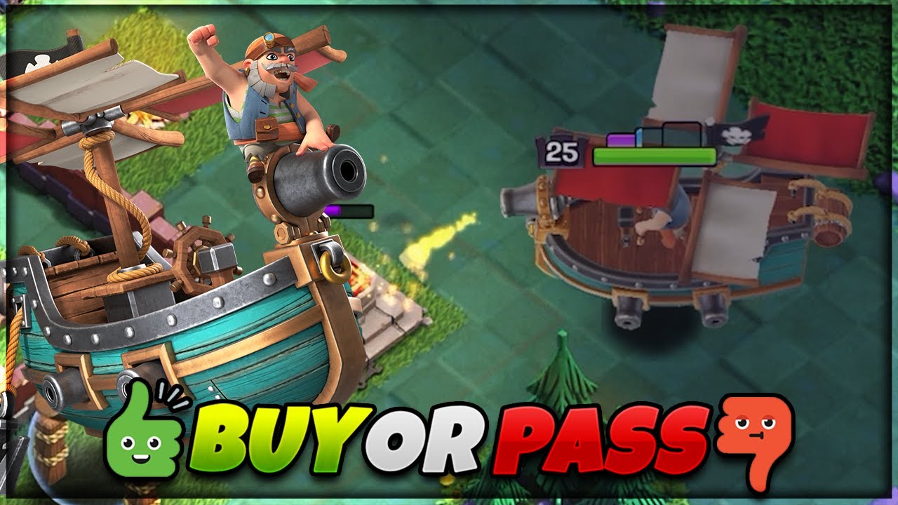 BUY OR PASS BOAT COPTER SKIN IN CLASH OF CLANS - YouTube