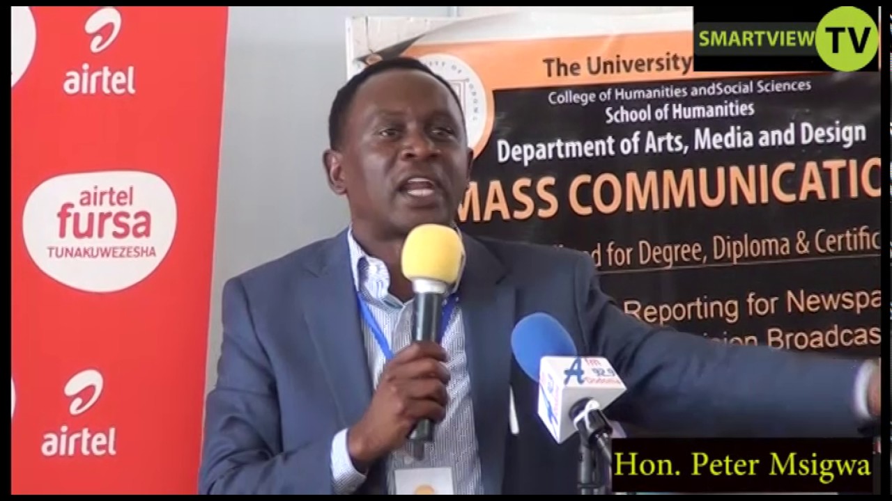 Inspiring speech of Hon Peter Msigwa at UDOM - YouTube
